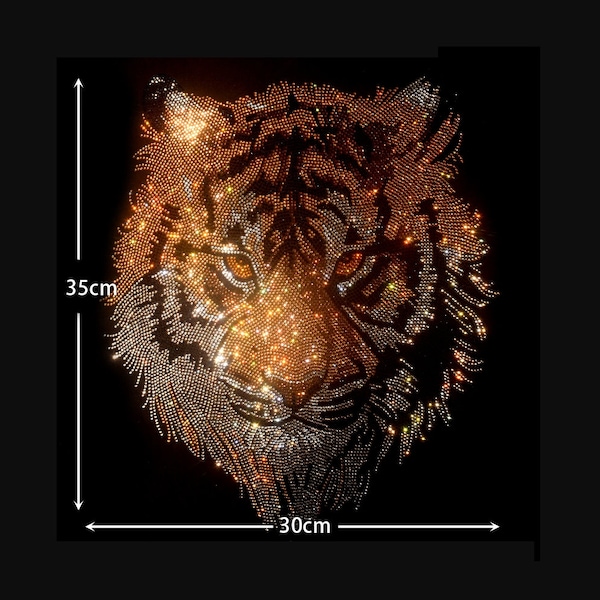 Rhinestone Tiger - Etsy