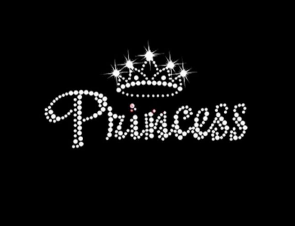 Crown Princess Rhinestone Transfer Bling Hot Fix Iron on Patch - Etsy