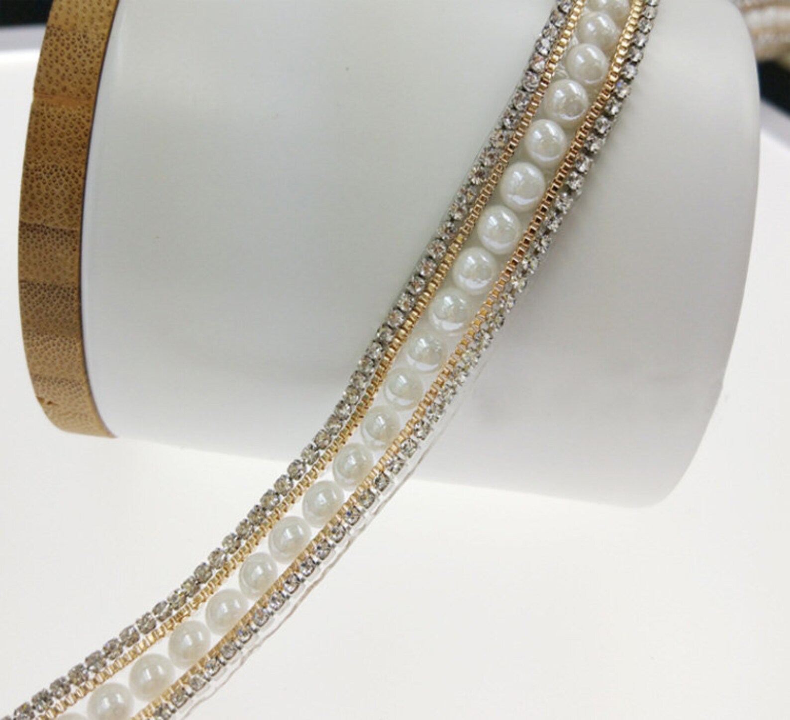 1 Yard Rhinestone Trim Crystal Chain Wedding Rhinestone Fringe - Etsy