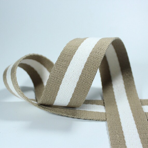 1 Yard 38mm Wide Webbing Cotton Polyester Stripe Webbing Belts | Etsy