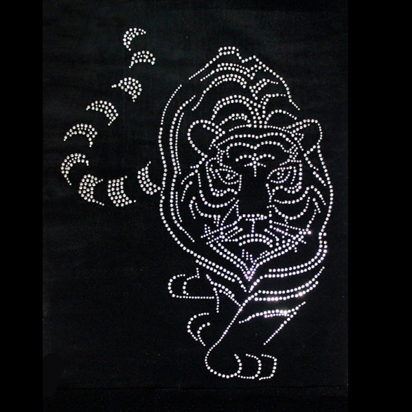 Rhinestone Tiger - Etsy