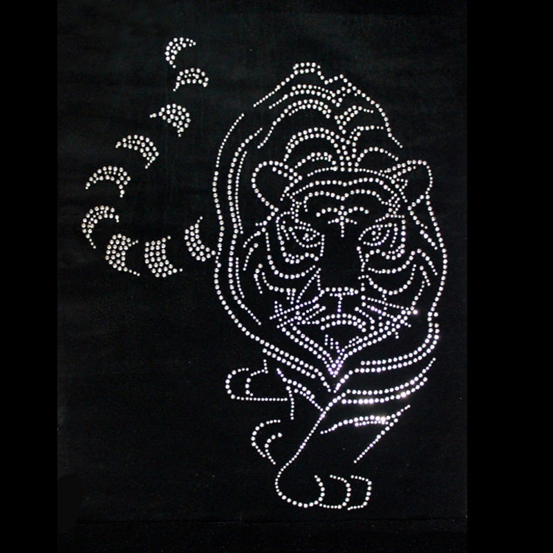 Rhinestone Tiger - Etsy