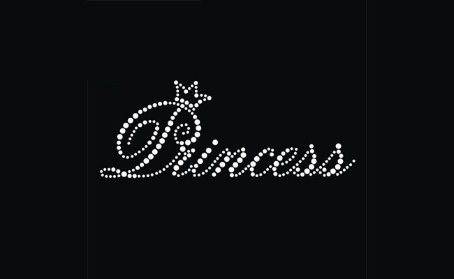 Princess Crystal Rhinestone Transfer Bling Hot Fix Iron on - Etsy