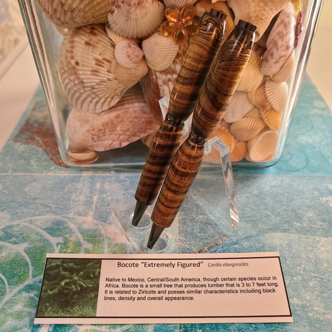 PENS - VETERAN MADE, Handmade, Wood Ink Pens, Hand Turned, Cross Style ...