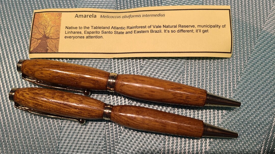 PENS VETERAN MADE Handmade Wood Ink Pens Hand Turned - Etsy