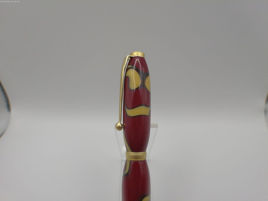 PENS - VETERAN MADE, Handmade, Acrylic Ink Pen, Multi Colored, Hand ...