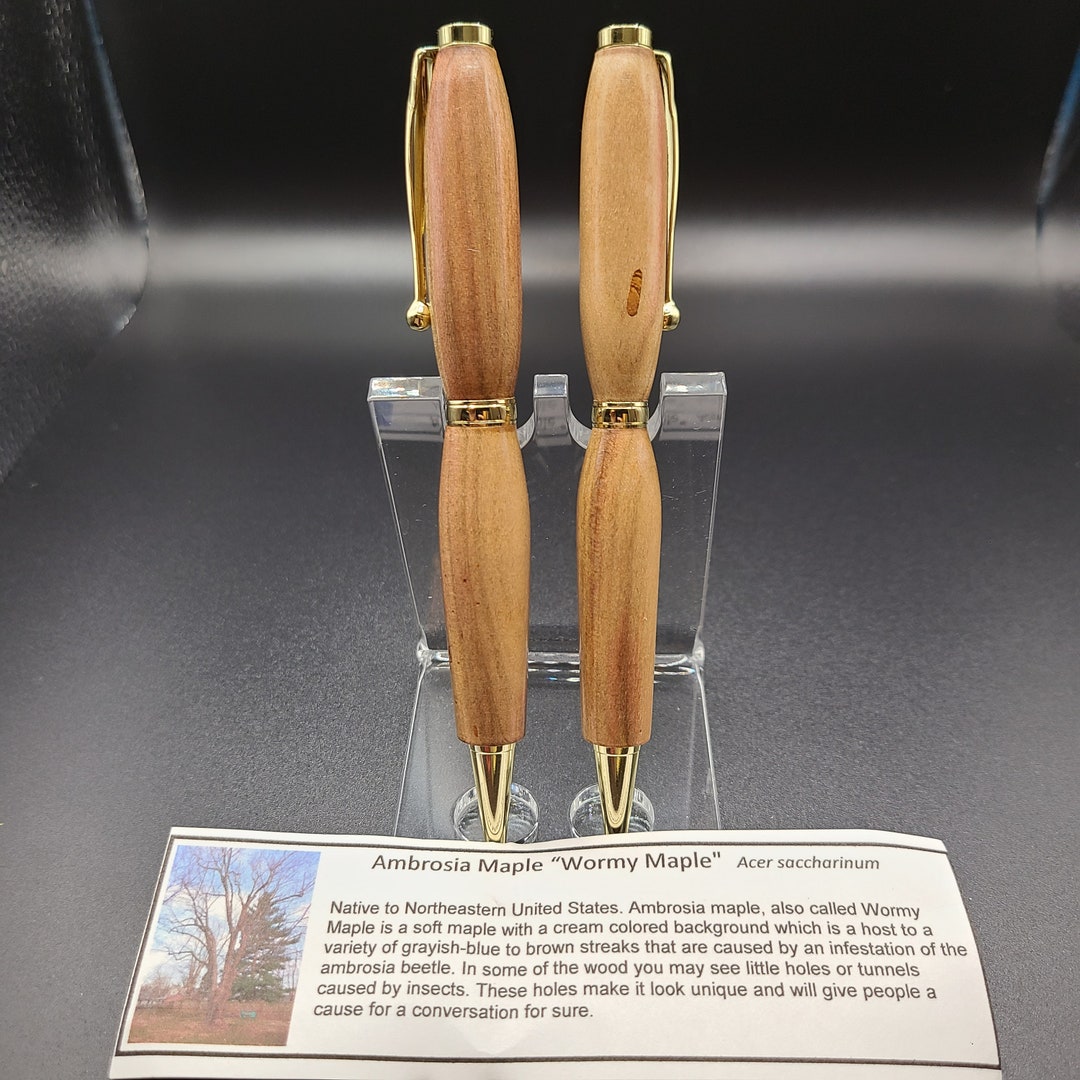 PENS - VETERAN MADE, Handmade, Wood Ink Pens, Hand Turned, Cross Style ...