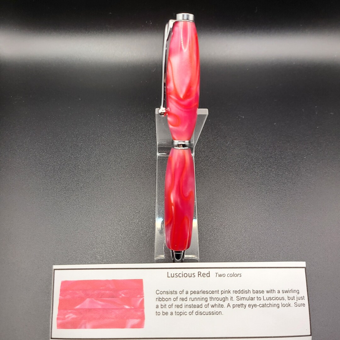 PENS - VETERAN MADE, Handmade, Acrylic Ink Pen, Multi Colored, Hand ...