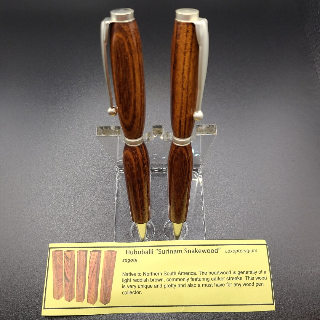 PENS - VETERAN MADE, Handmade, Wood Ink Pens, Hand Turned, Cross Style ...