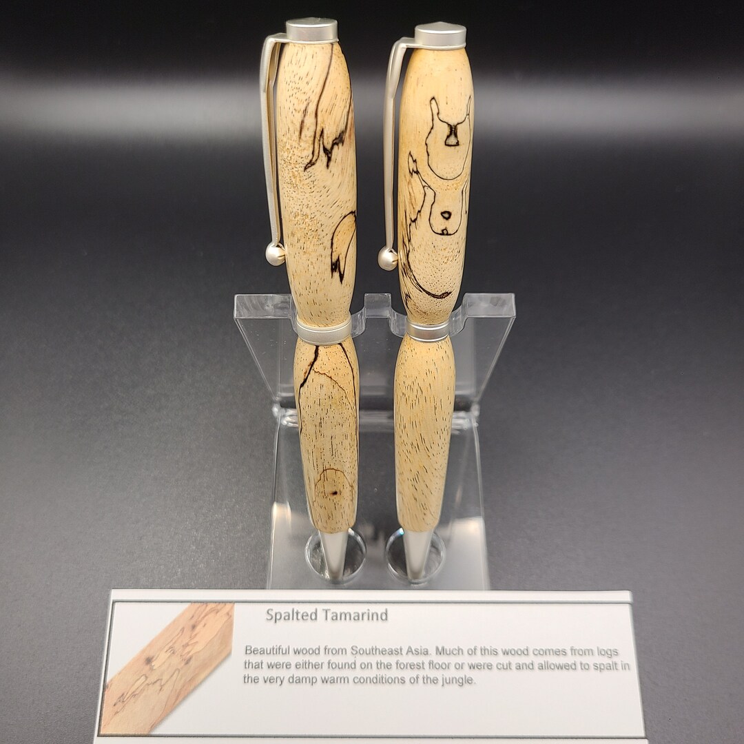 VETERAN MADE, Handmade, Wood Ink Pens, Hand Turned, Cross Style ...