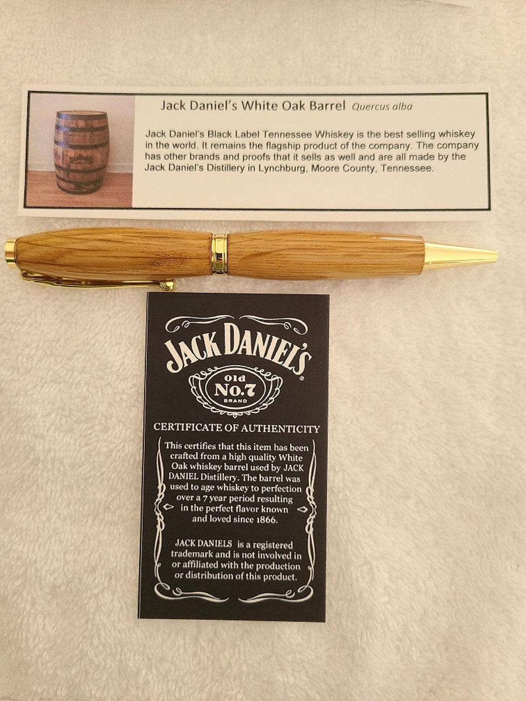 PENS VETERAN MADE Handmade Jack Daniel's Wood Ink Pen - Etsy