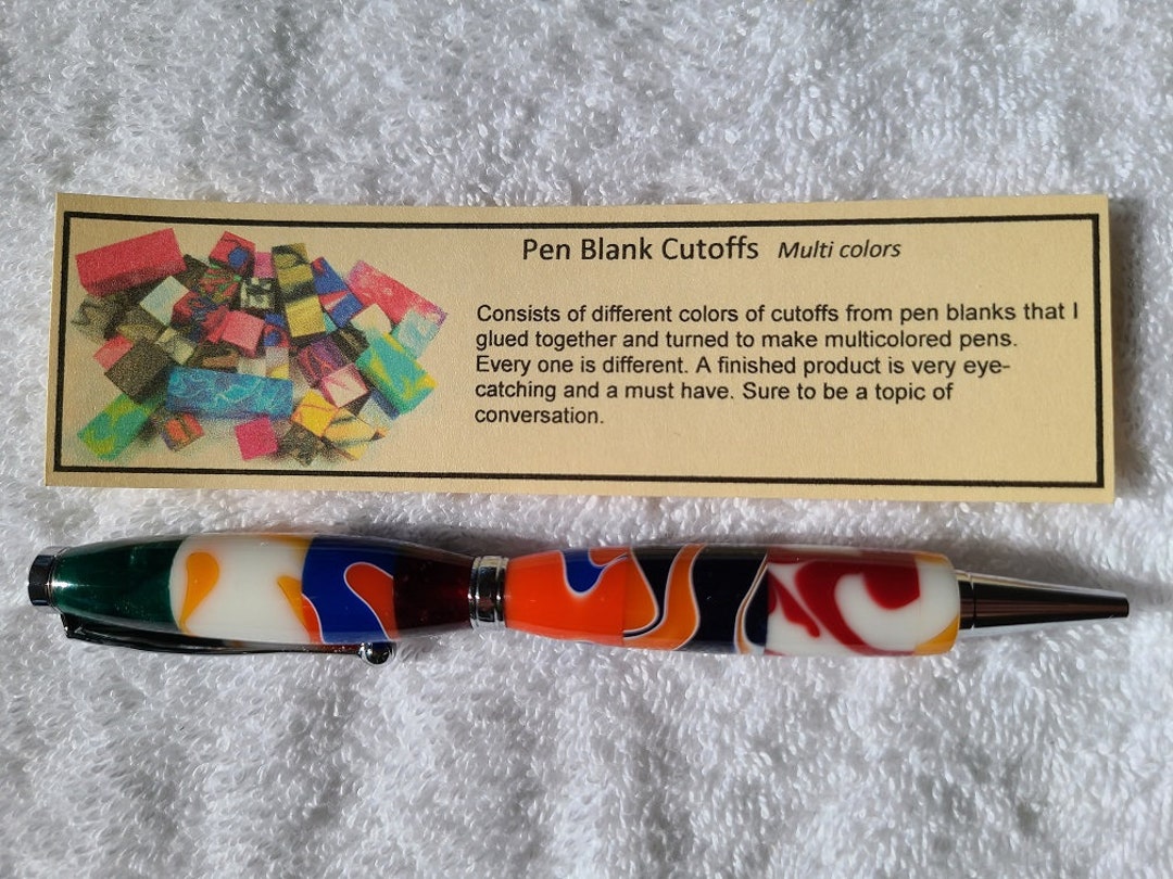 PENS VETERAN MADE Handmade Acrylic Ink Pen Multi Colored - Etsy