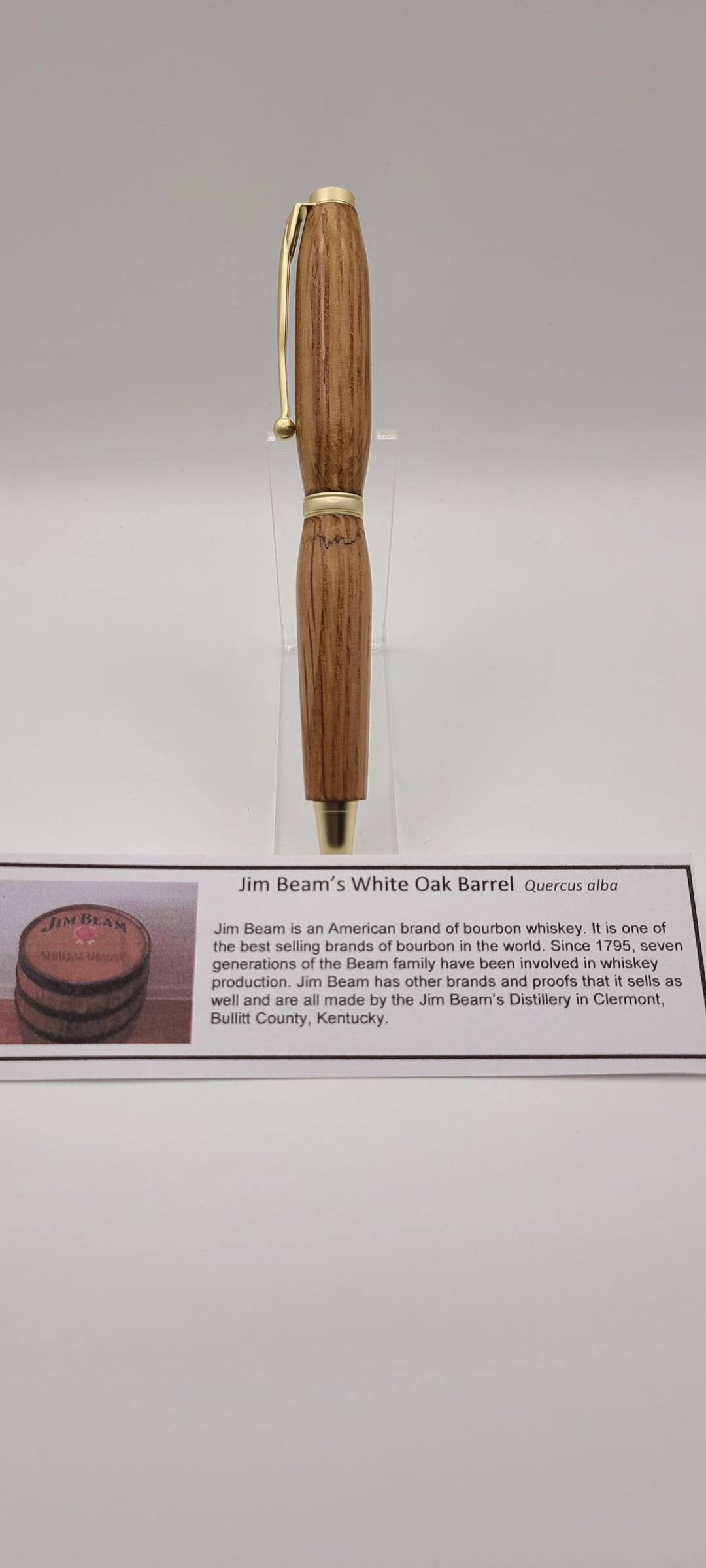 PENS - VETERAN MADE, Handmade, Jim Beam Wood Ink Pen, Hand Turned ...