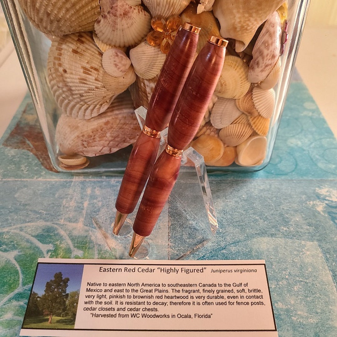 VETERAN MADE, Handmade, Wood Ink Pens, Hand Turned, Cross Style ...