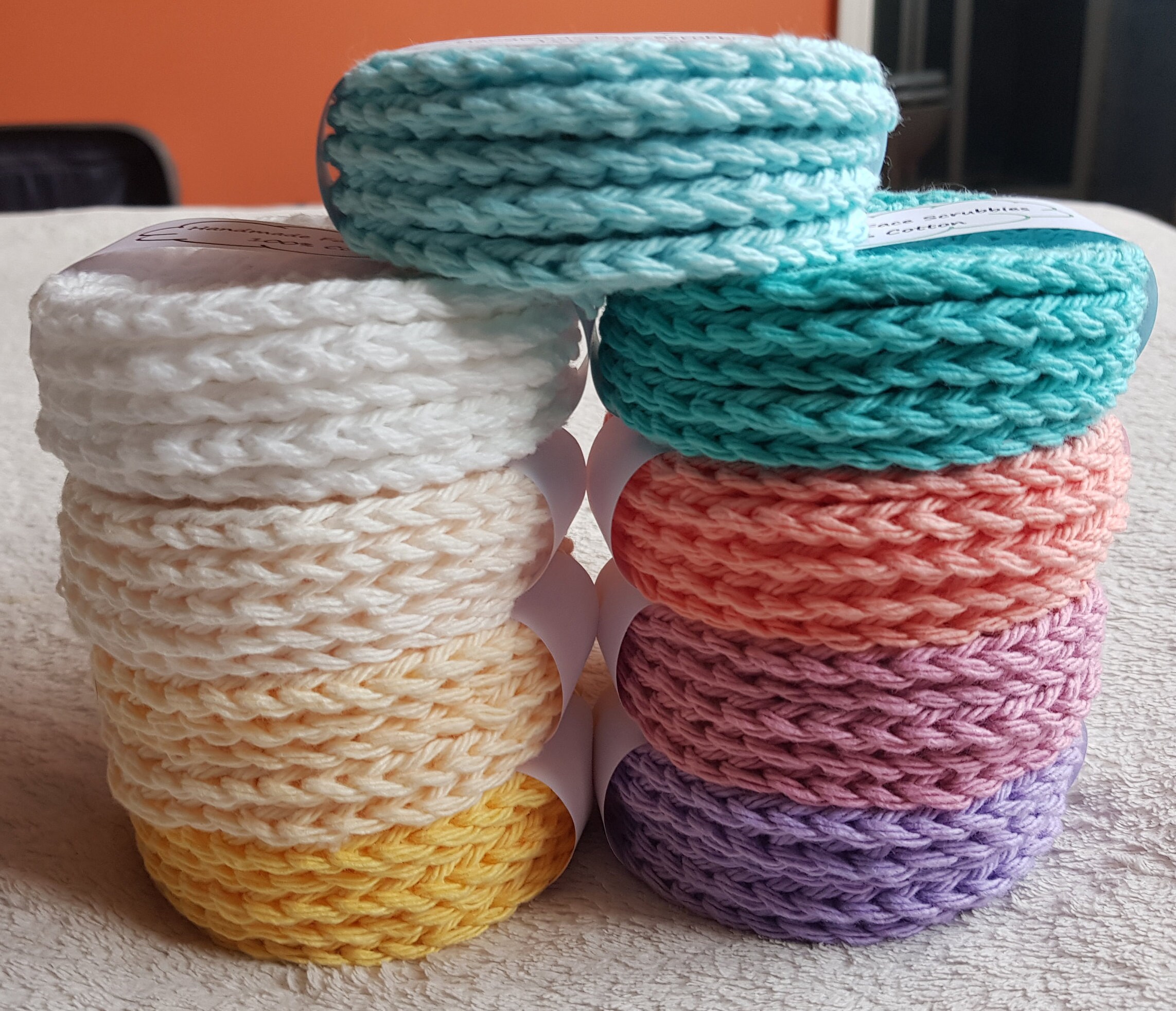 Face Scrubbies 100% Cotton Facial Scrubbies Crochet - Etsy