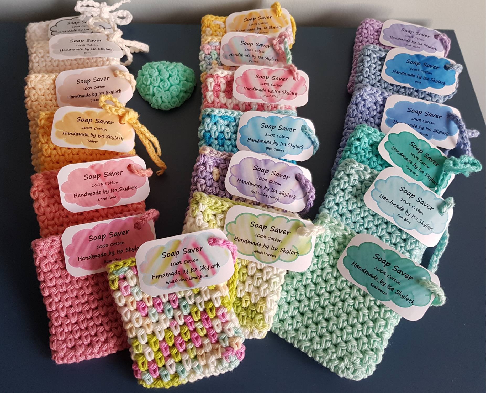 Soap Saver Cotton Soap Sack Cotton Soap Holder Soap Saver | Etsy