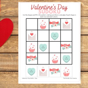 Valentines Day Printable for Kids Cute Fun Activity Homeschool ...