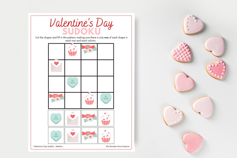 Valentines Day Printable for Kids Cute Fun Activity Homeschool ...