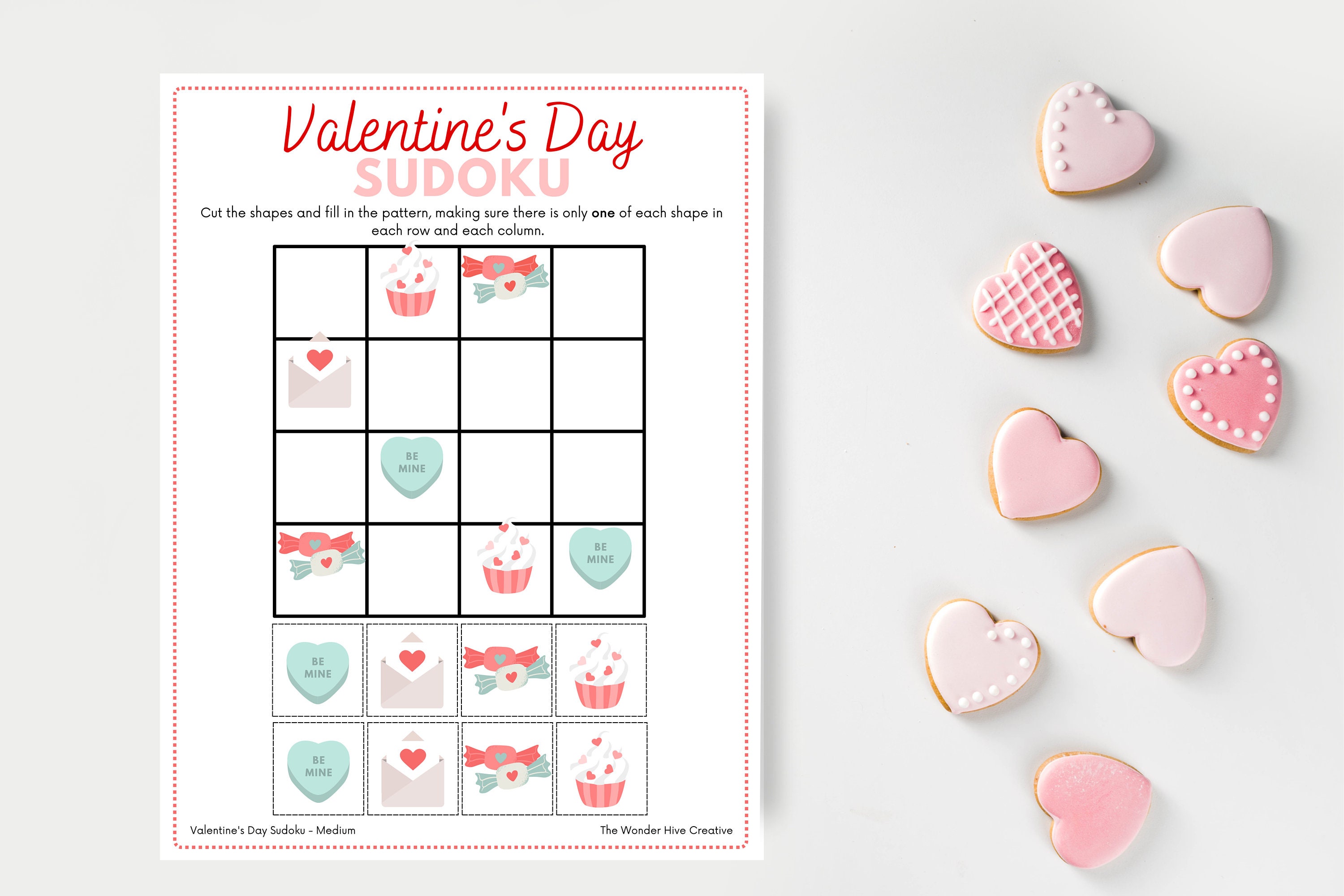 Valentines Day Printable for Kids Cute Fun Activity Homeschool ...