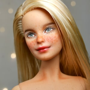 OOAK Custom Repainted Barbie Art Doll Celebration FXC74 Model Muse Body ...