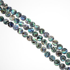 15.3 Inch Natural Abalone Shell,flat Round Shell,bright Polish Abalone ...