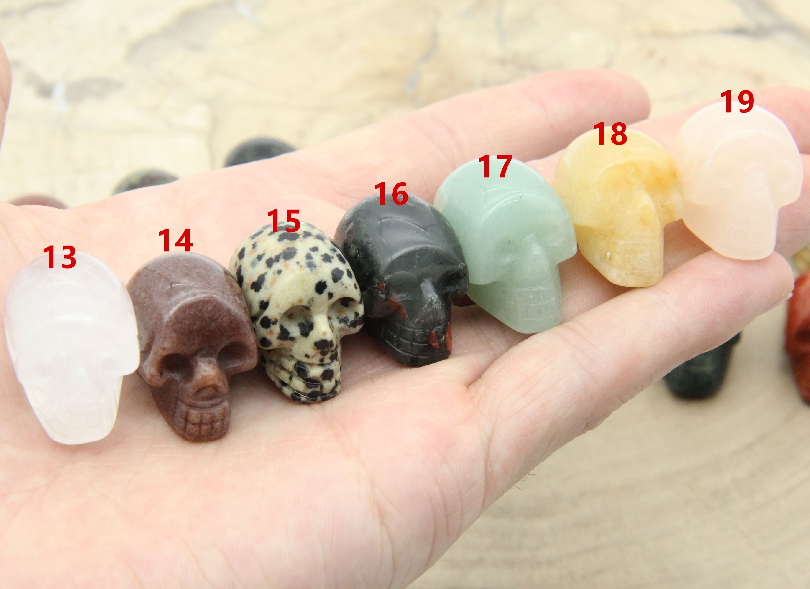 31 Kinds of 1 Inch Small Skulldecor Skullshalloween Skulls | Etsy