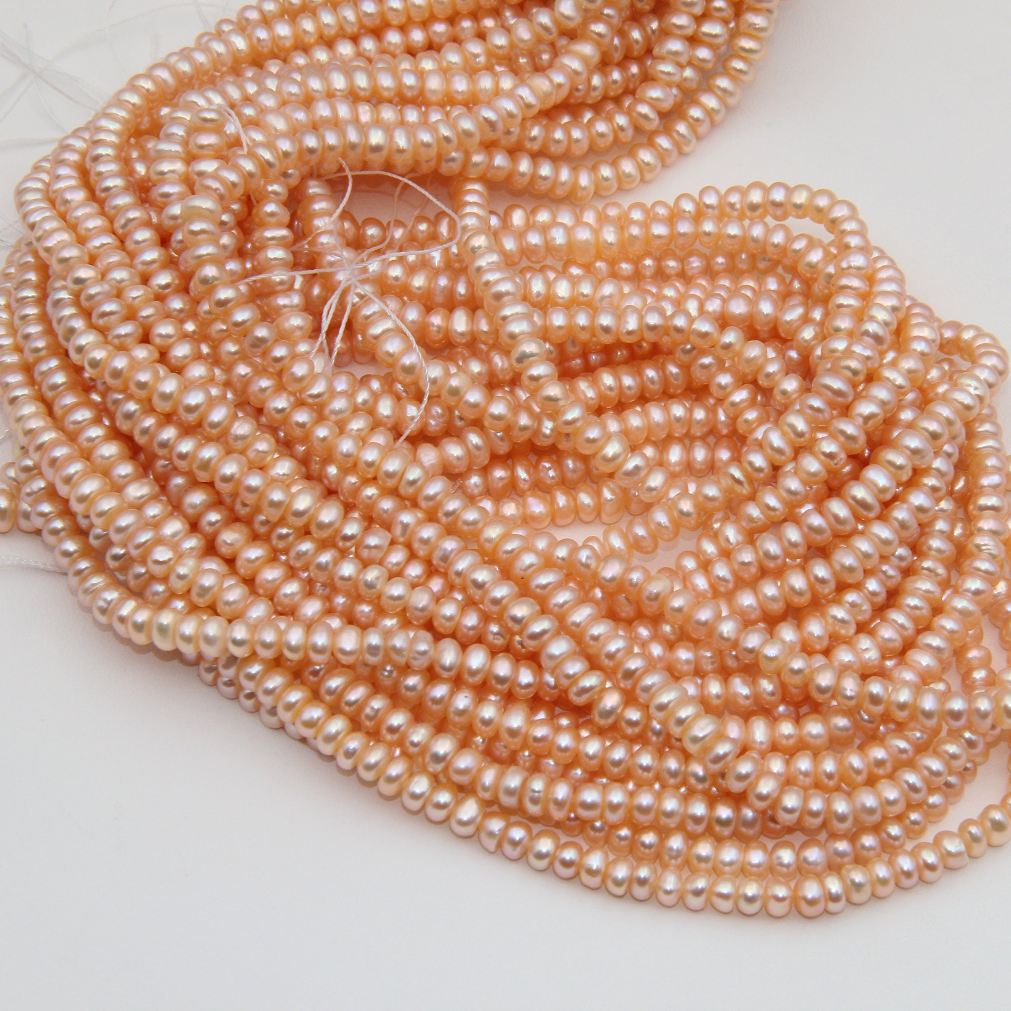 4~5mm Rondelle Pearl Beads,small Pearl Beads,seed Freshwater Pearl ...
