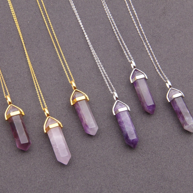 Healing Amethyst Pendant - Etsy