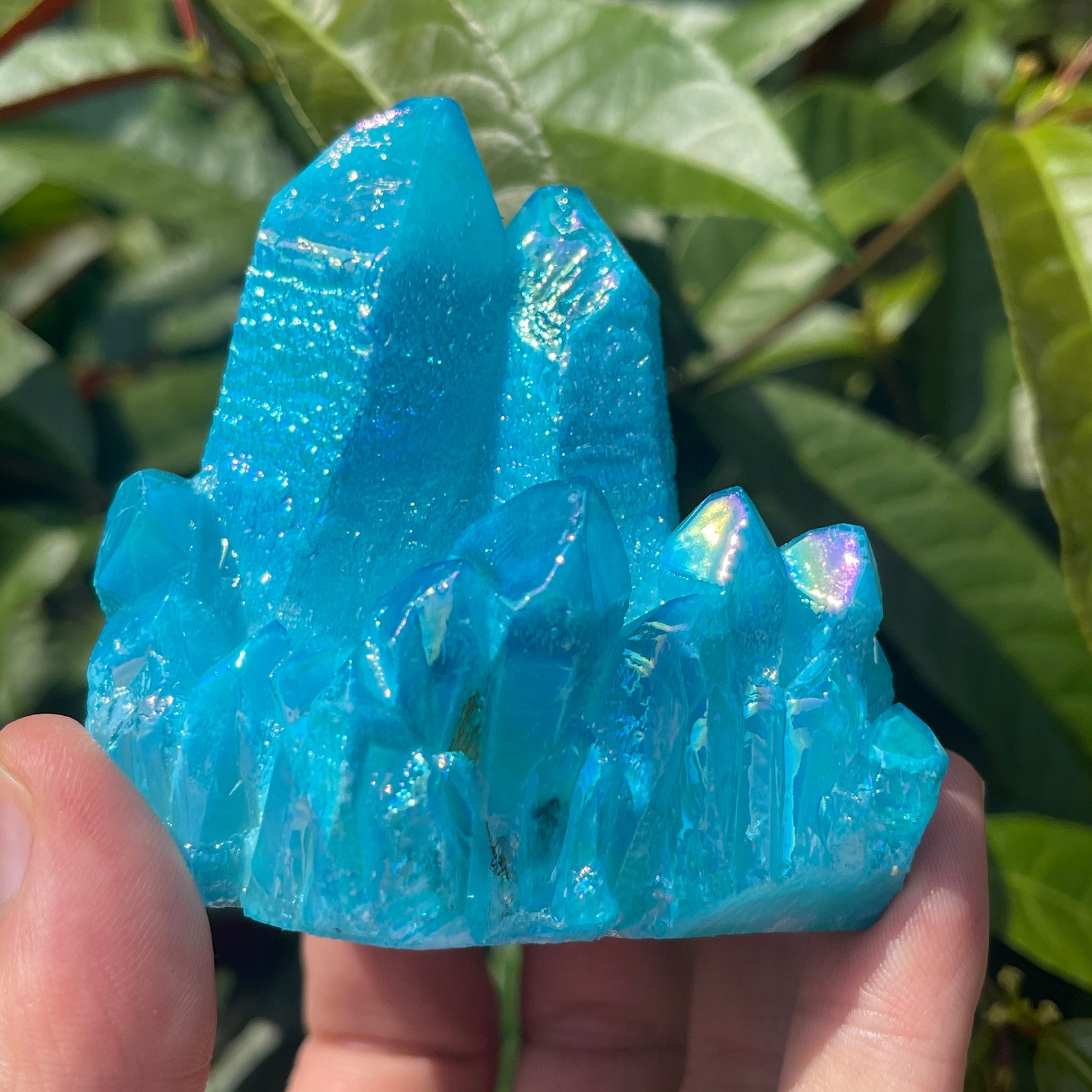 Blue Angel Aura Crystal Clusterangel Aura Quartz - Etsy