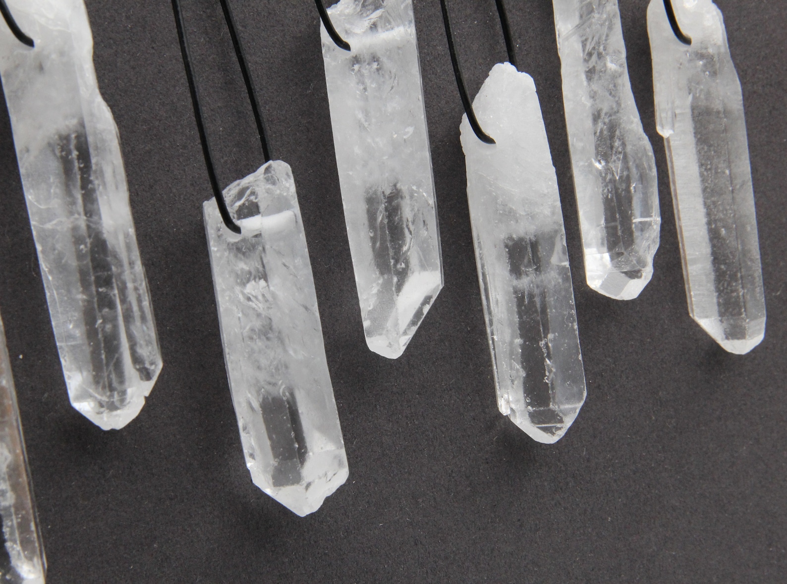 AAAA Raw Crystals Tower Pendantsclear Crystals Quartz Tower - Etsy