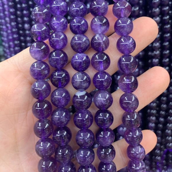 Smooth Amethyst - Etsy