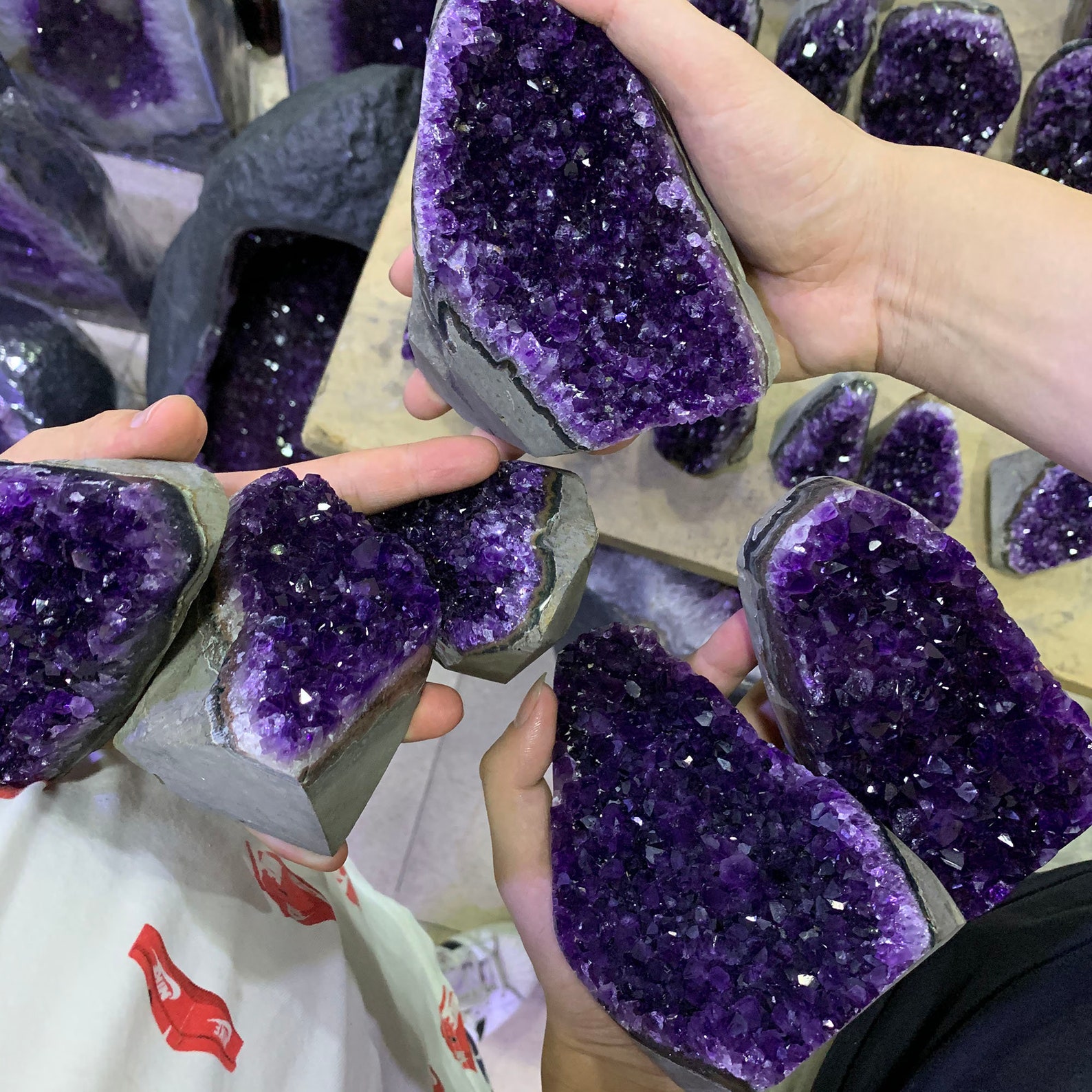 AAA 1kg Big Amethyst Crystals Clusterhealing Amethyst - Etsy