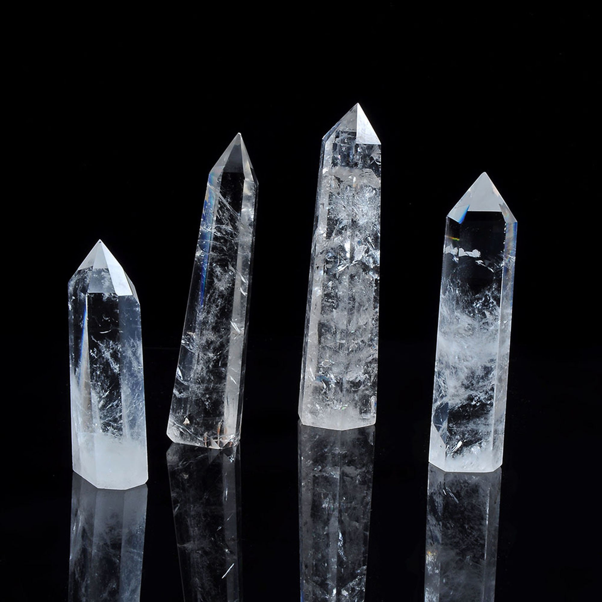 Natural Crystal Tower.large Crystal Wands.crystal Obelisk | Etsy