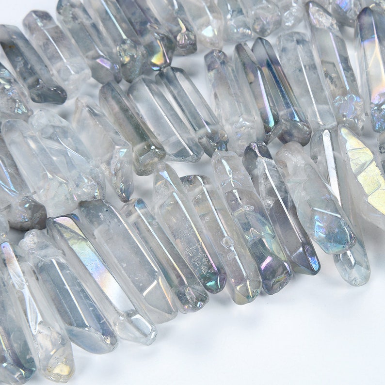 Full 15.9 Inch Polish Gray Crystals Tower Beadslarge Crystals - Etsy