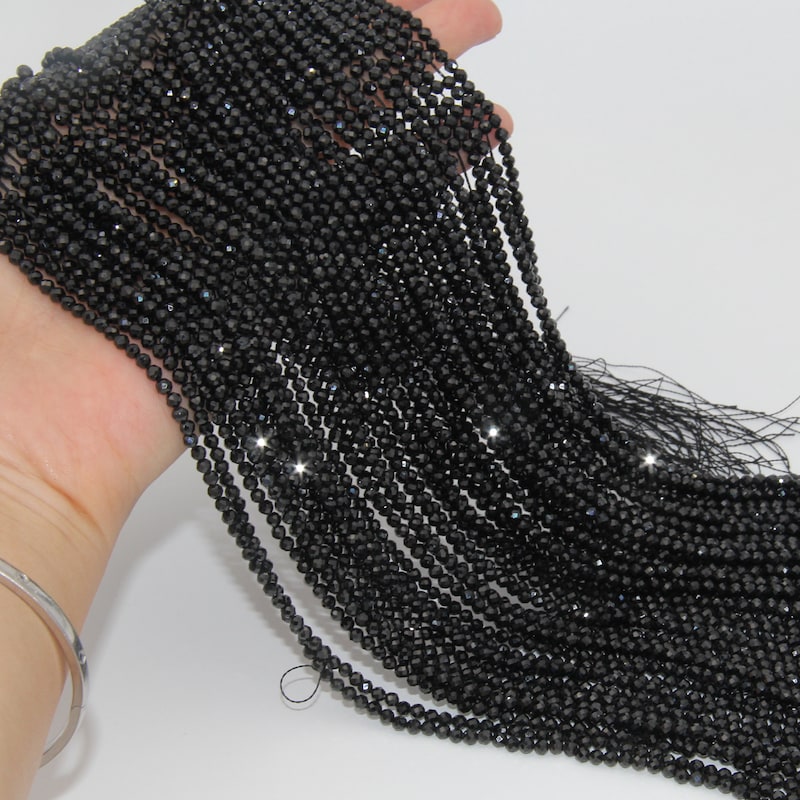 Black Bead Caps - Etsy