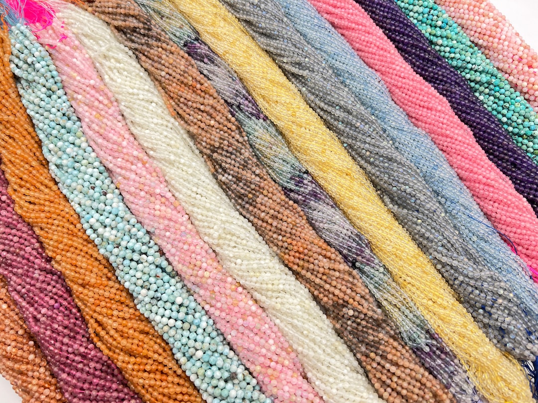 Natural Faceted Crystal Beads,2mm/3mm/4mm Gemstone Faceted Beads,cut ...