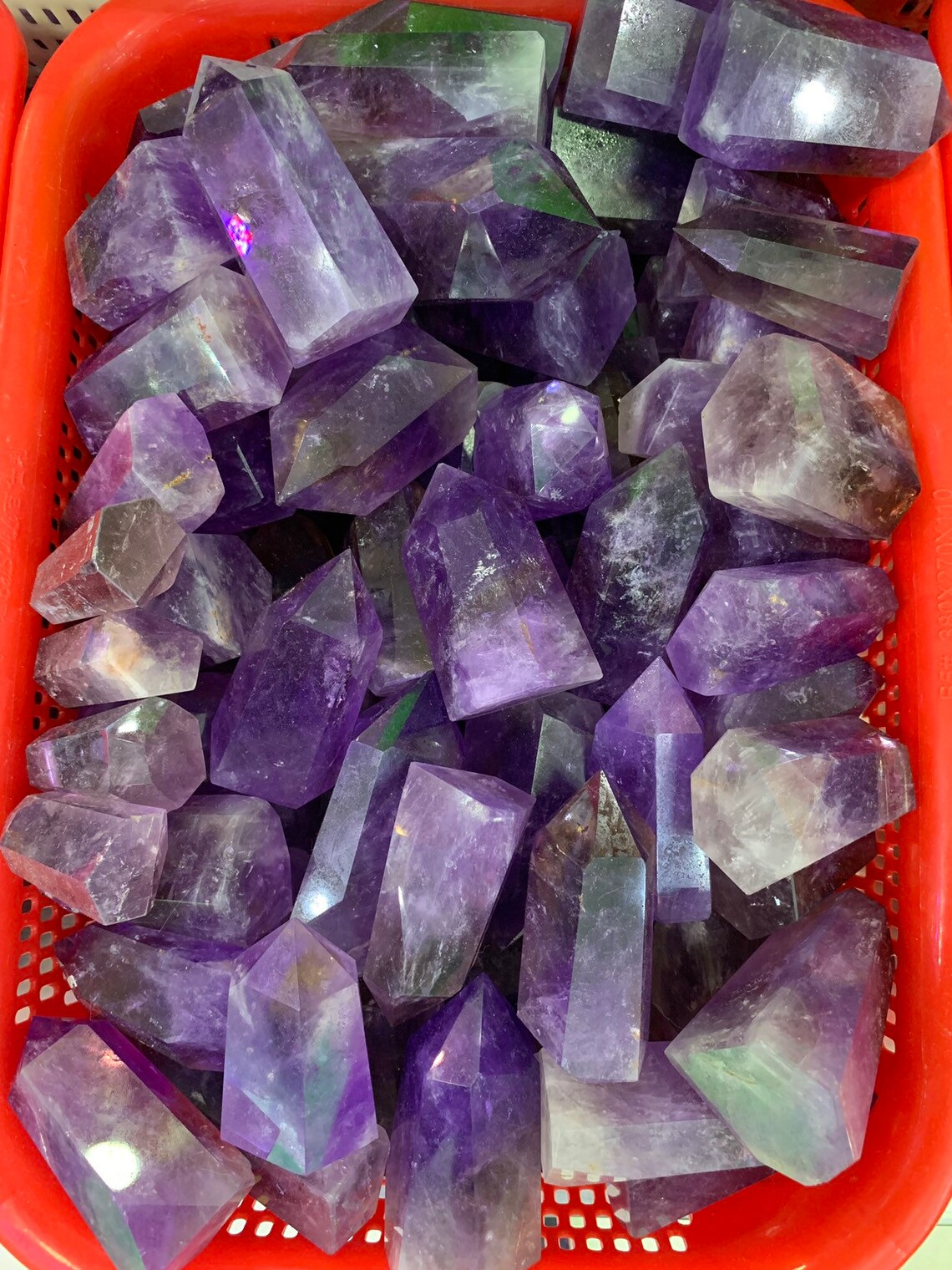 Natural Amethyst Crystal Quartz Tower.crystal Wedding - Etsy