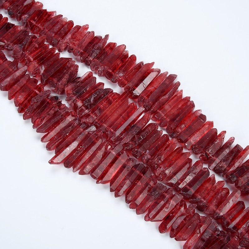 Red Quartz - Etsy