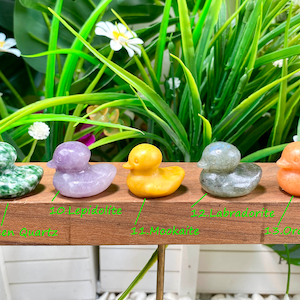 31 Kinds of Real Crystal Duck Carving Decor,mini Crystal Duck,carved ...