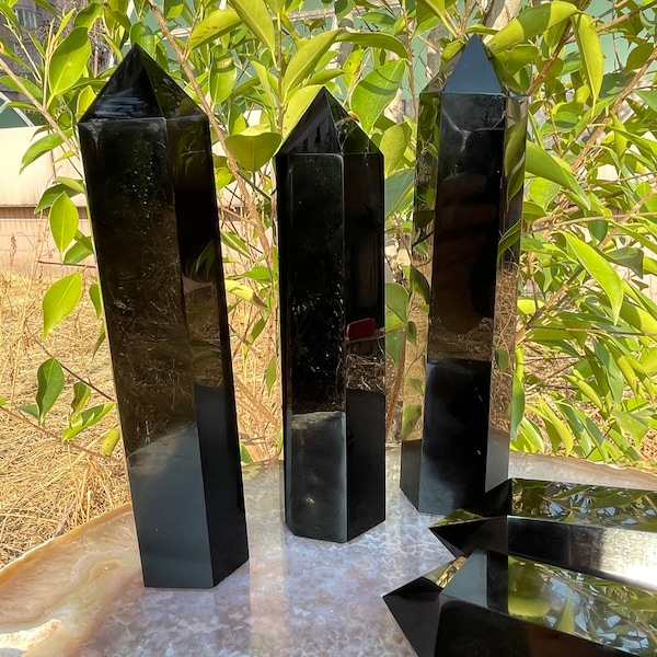 Obsidian Wand - Etsy