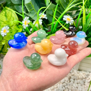 31 Kinds of Real Crystal Duck Carving Decor,mini Crystal Duck,carved ...