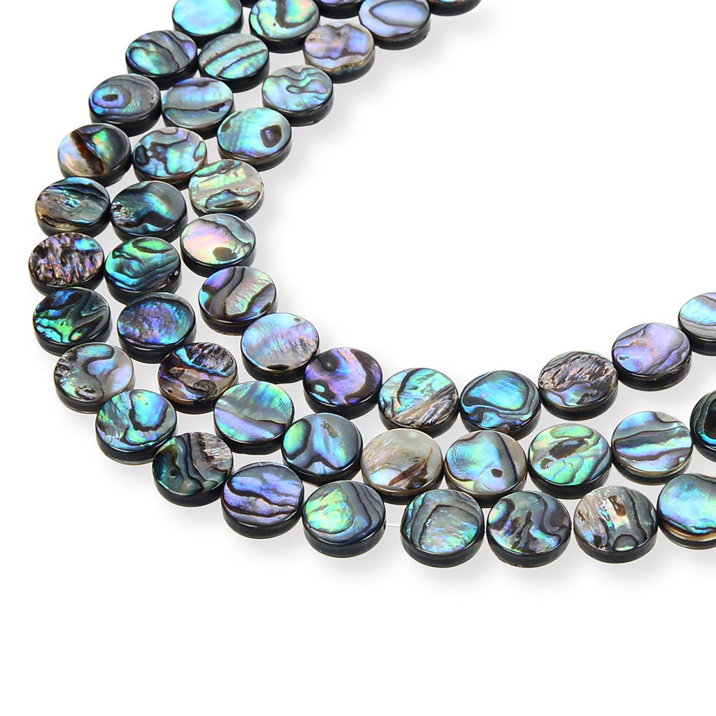15.3 Inch Natural Abalone Shell,flat Round Shell,bright Polish Abalone ...