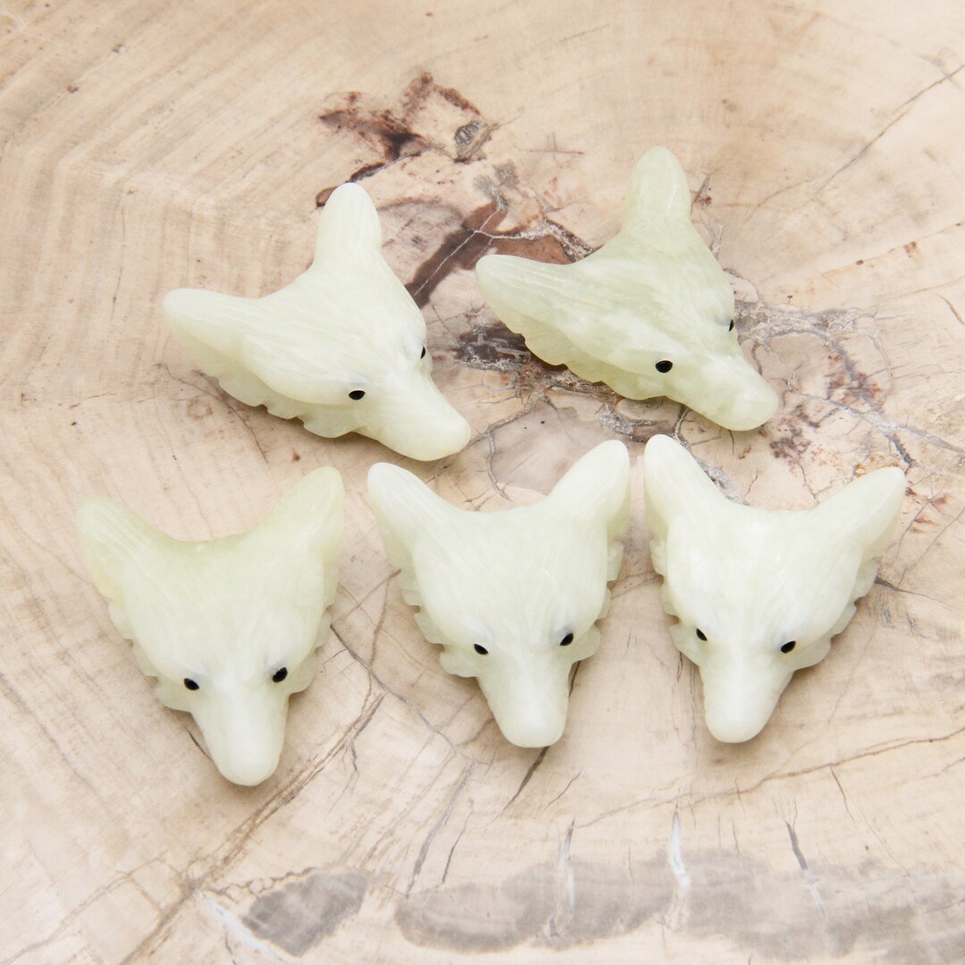 Natural Jade Wolf Head Pendants,jade Gemstone Wolf Head,good Quality ...