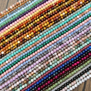 Natural Gemstone Round Beads,6mm/8mm/10mm Smooth Round Beads,amethyst ...