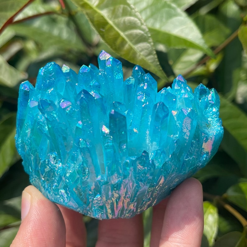 Blue Angel Aura Crystal ClusterAngel Aura Quartz | Etsy