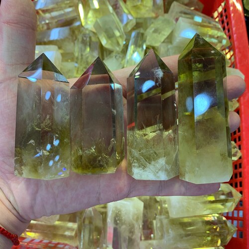 Clear Natural Citrine Quartz Point Tower.large Citrine Crystal - Etsy