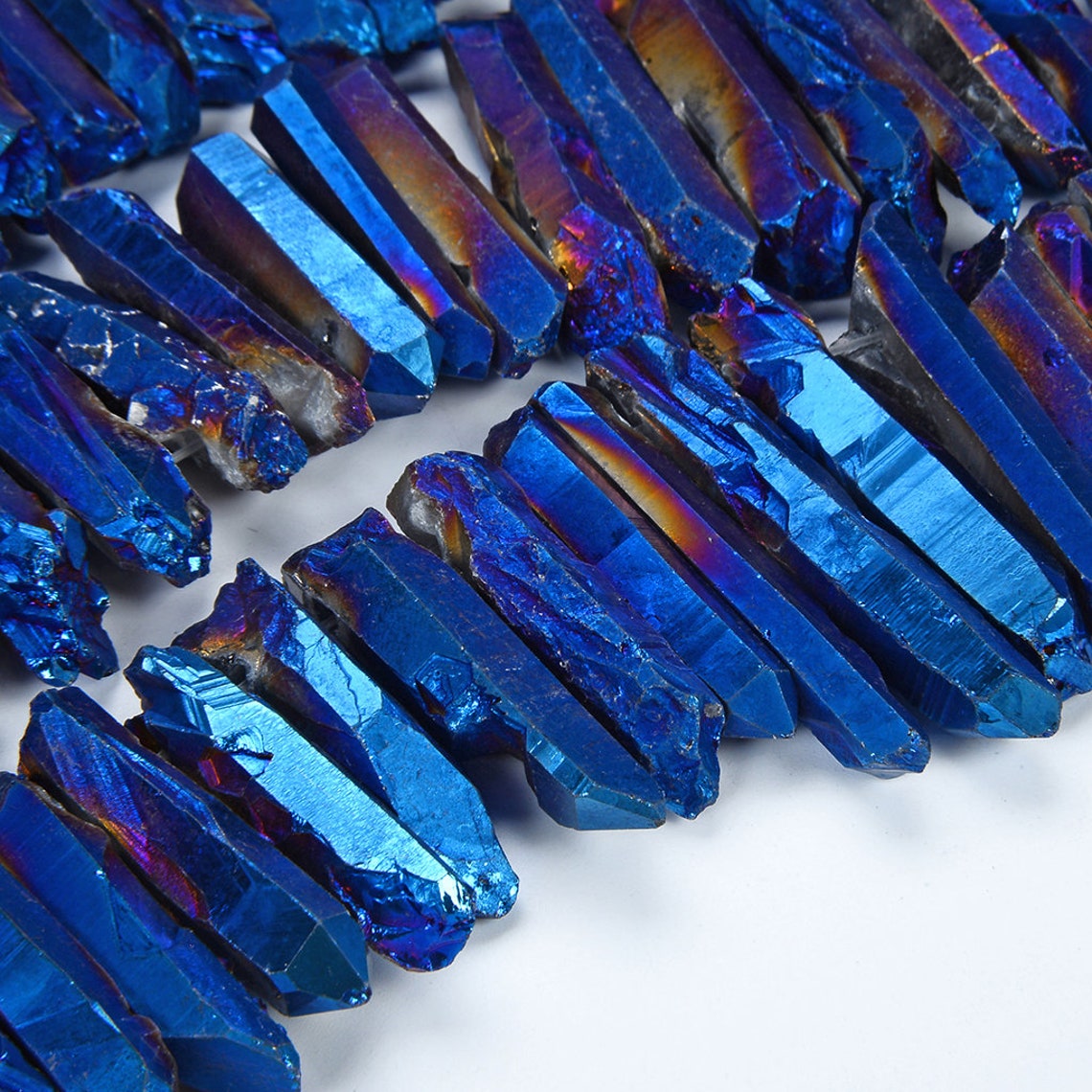 15.9 Inch Mattenatural Raw Blue Quartz Crystal Point Tower - Etsy