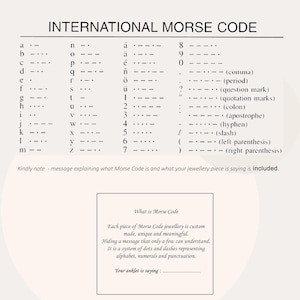 Morse Code Double Strand Anklet: Personalized Secret Message, Sterling ...