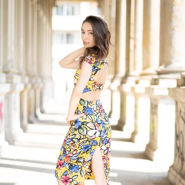 Leg Open Dress - Etsy