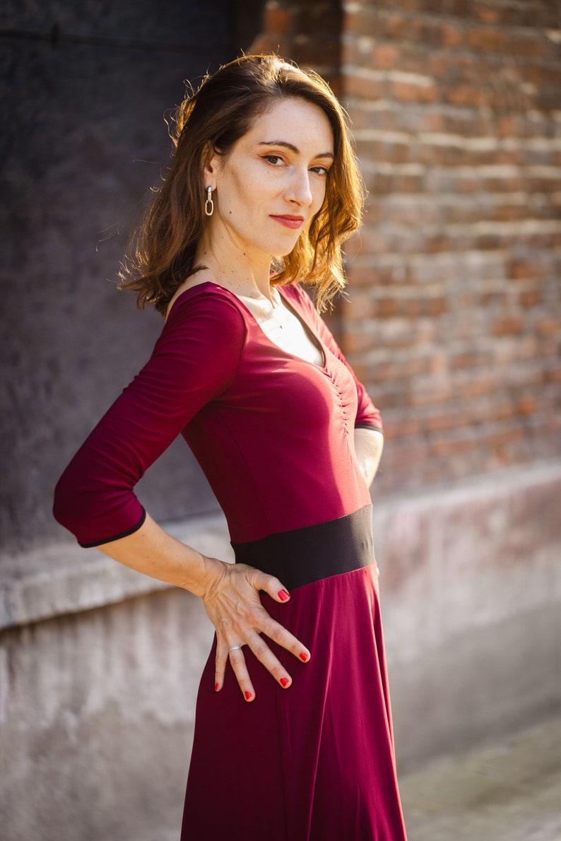 Reversible Tango Dress the Traditional Black & - Etsy